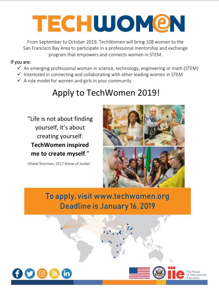 TECHWOMEN 2019 APPLICATION NOW OPEN! | MyJobMag