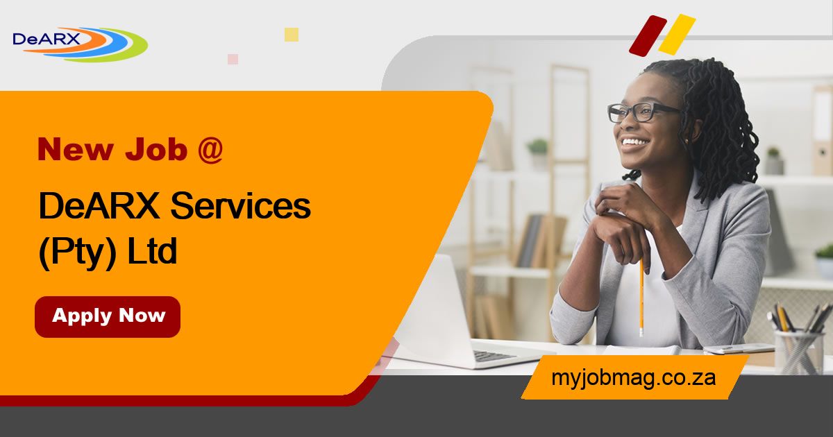 Jobs at DeARX Services (Pty) Ltd | MyJobMag