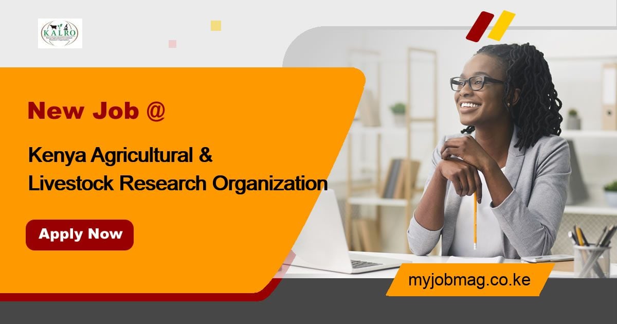 Job Opportunities at Kenya Agricultural & Livestock Research ...