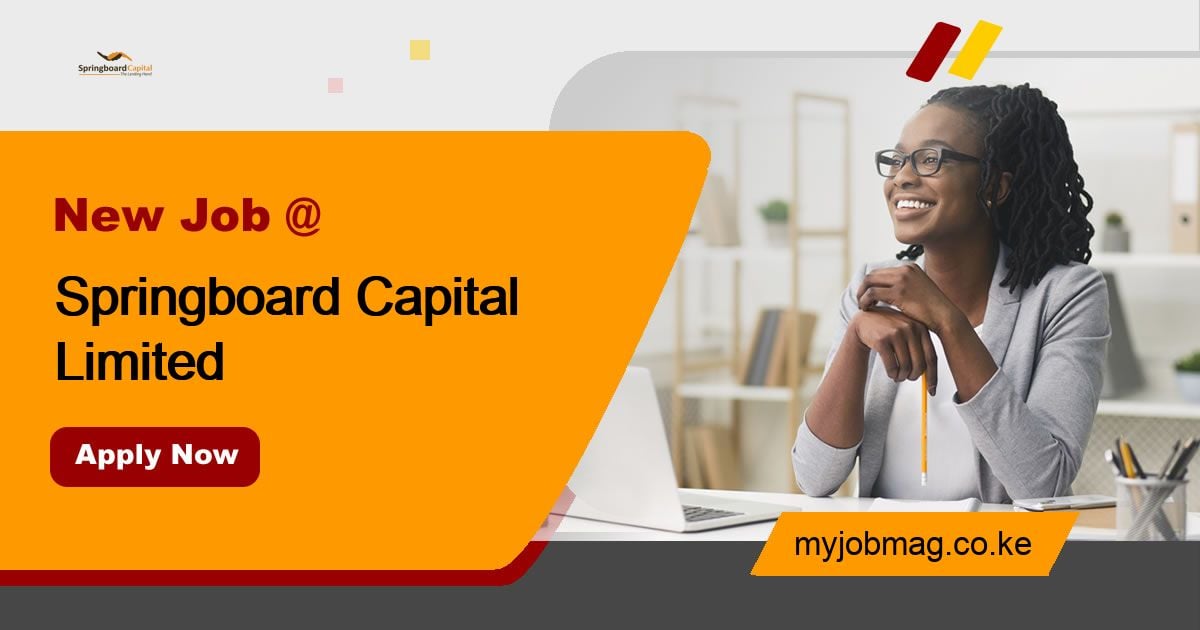 Vacancies at Springboard Capital Limited - 1 September, 2025 | MyJobMag