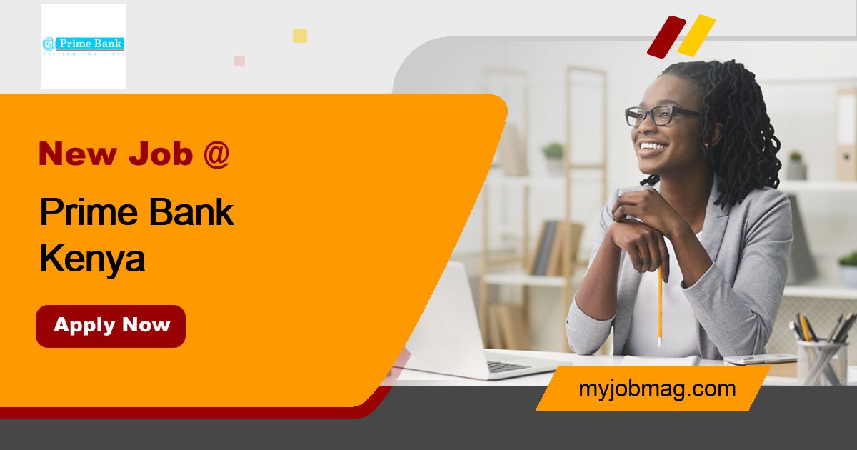 Corporate Social Responsibility (CSR) Manager at Prime Bank Kenya May ...